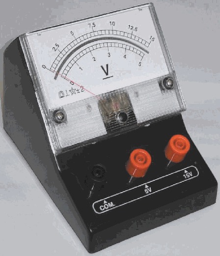 A physics teacher: What is the voltmeter?